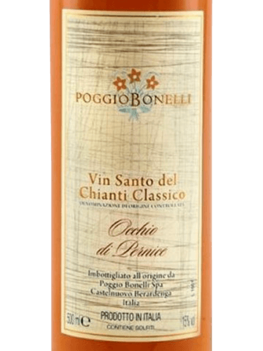 Poggio Bonelli Occhio di Pernice Vin Santo del Chianti Classico ...