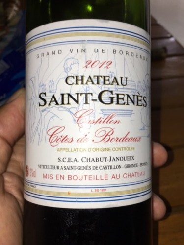 Château Saint-Genés Castillon Côtes de Bordeaux | Vivino US