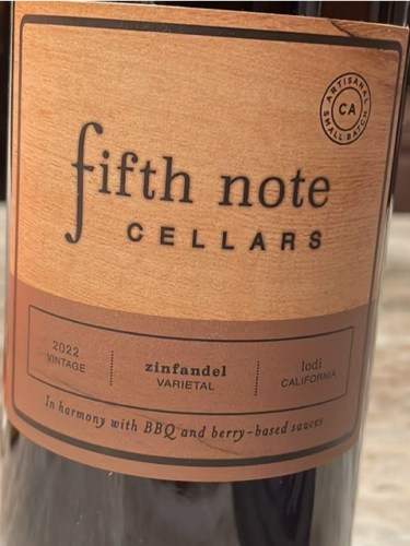 Fifth Note Cellars Zinfandel | Vivino US