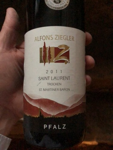 Alfons Ziegler St.Martiner Baron Saint Laurent Trocken | Vivino US