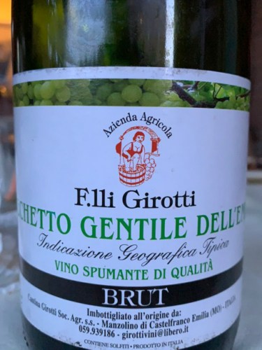 Azienda Agricola F.lli Girotti Grechetto Gentile dell'Emilia Spumante ...