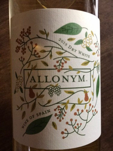 2019 Allonym Dry White | Vivino US