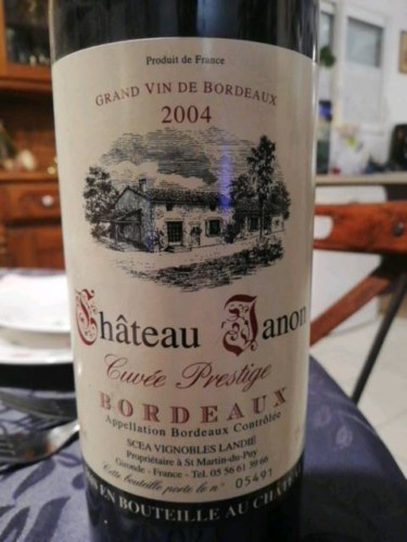 Vignobles Landié Chateau Janon Bordeaux Cuvée Prestige | Vivino US