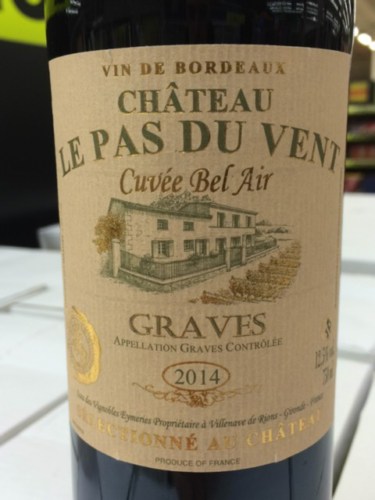 2018 Château le Pas du Vent Cuvée Bel Air Graves | Vivino US