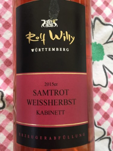 Rolf Willy Samtrot Weissherbst Kabinett | Vivino US