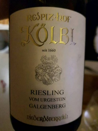 Respiz-Hof Kölbl Riesling Vom Urgestein Galgenberg | Vivino