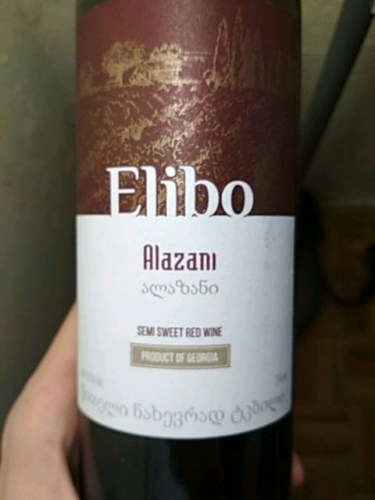 Elibo Alazani (ალაზანი) Red Semi Sweet | Vivino US
