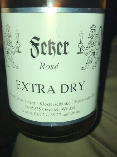 Weingut Fritz Fetzer Extra Dry Rosé | Vivino US