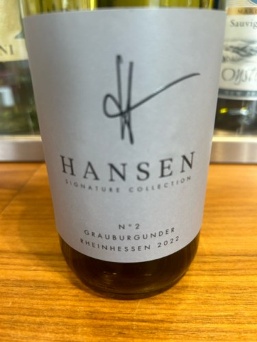 Weinerei Hansen Signature Collection No.2 Grauburgunder | Vivino US