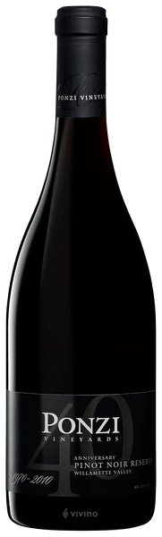 Ponzi Pinot Noir Reserve 40 Anniversary | Vivino US