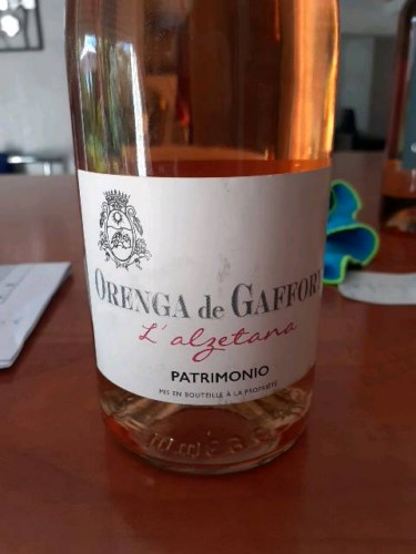 Orenga de Gaffory L'Alzetana Patrimonio Rosé | Vivino US