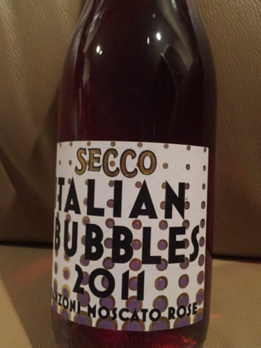Secco Italian Bubbles Manzoni Moscato Rosé | Vivino US