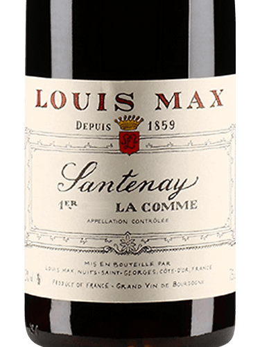 Louis Max Santenay 1er Cru La Comme Rouge | Vivino US