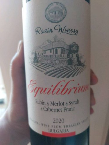 Rasin Winery Equilibrium Red | Vivino US