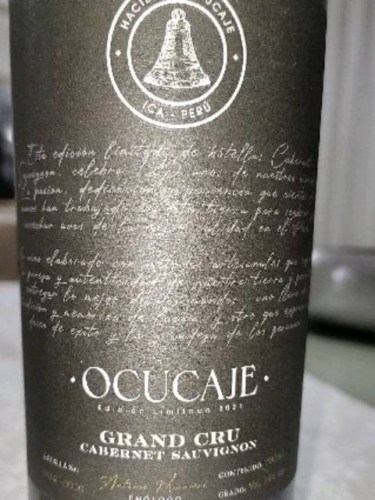 Ocucaje Grand Cru Cabernet Sauvignon | Vivino US