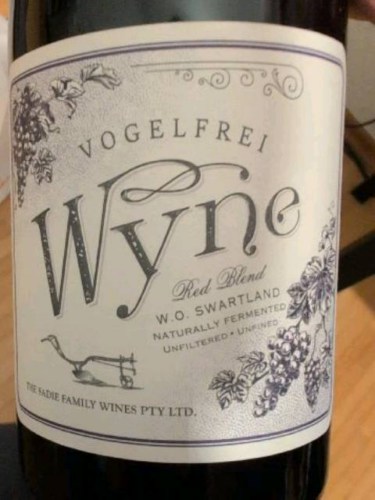Sadie Family Voëlvry Wyne Red Blend | Vivino US
