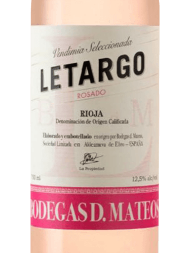 D. Mateos Letargo Vendimia Seleccionada Rosado | Vivino US