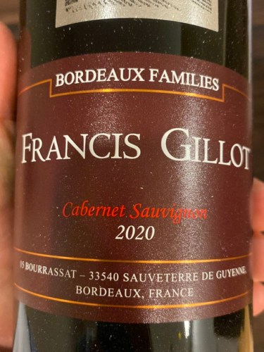 UG Bordeaux Francis Gillot Cabernet Sauvignon | Vivino Brasil