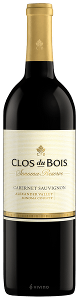 Clos du Bois Sonoma Reserve Cabernet Sauvignon | Vivino English