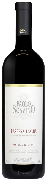 Paolo Scavino Barbera d'Alba Affinato In Carati | Vivino English