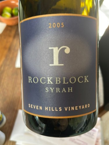 Rockblock Cellars Seven Hills Vineyard Syrah | Vivino France