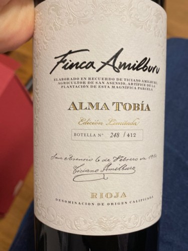 Tobia Finca Amilburu Alma Tobía Edición Limitada | Vivino US
