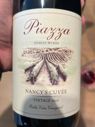 2019 Piazza Family Wines Nancy’s Cuvée Bella Vista Vineyard | Vivino US