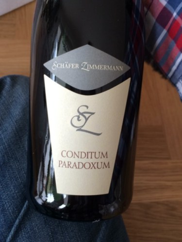 Schäfer Zimmermann Conditum Paradoxum | Vivino US