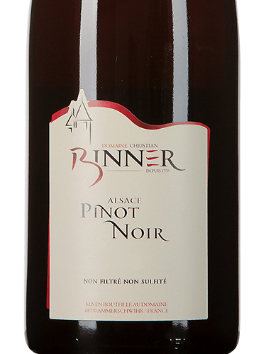 2022 Binner Pinot Noir | Vivino US