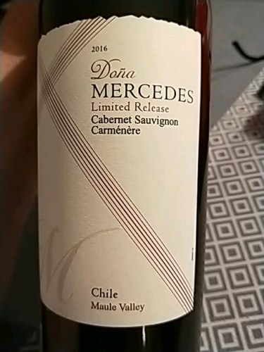 Dona Mercedes Cabernet Sauvignon - Carmenère Limited Release | Vivino US