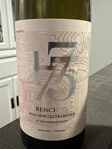 Bench 1775 Gewürztraminer | Vivino English