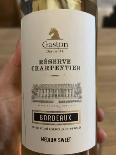 2019 Gaston Réserve Charpentier Bordeaux | Vivino US
