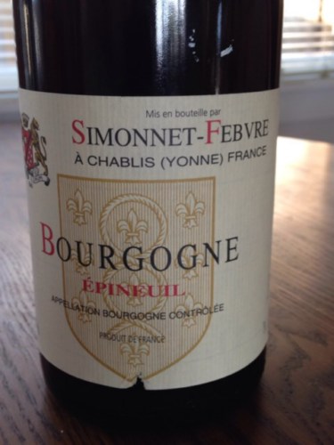 Simonnet-Febvre Epineuil Bourgogne | Vivino US