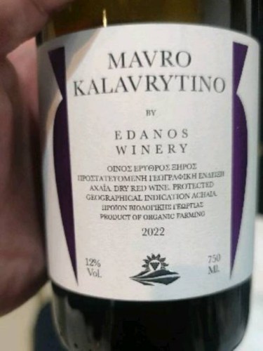 Edanos Winery Mavro Kalavrytino | Vivino US