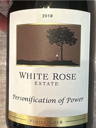 White Rose Estate Personification of Power Pinot Noir | Vivino US