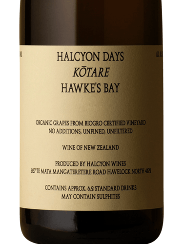 Halcyon Wines Halcyon Days Kotare | Vivino US