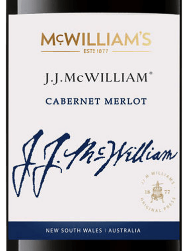 McWilliam's Cabernet - Merlot JJ McWilliam | Vivino English