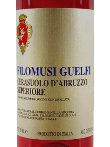 Filomusi Guelfi Cerasuolo d’Abruzzo Superiore | Vivino US