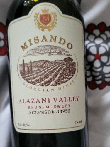Misando Alazani Valley Red Semi Sweet | Vivino US