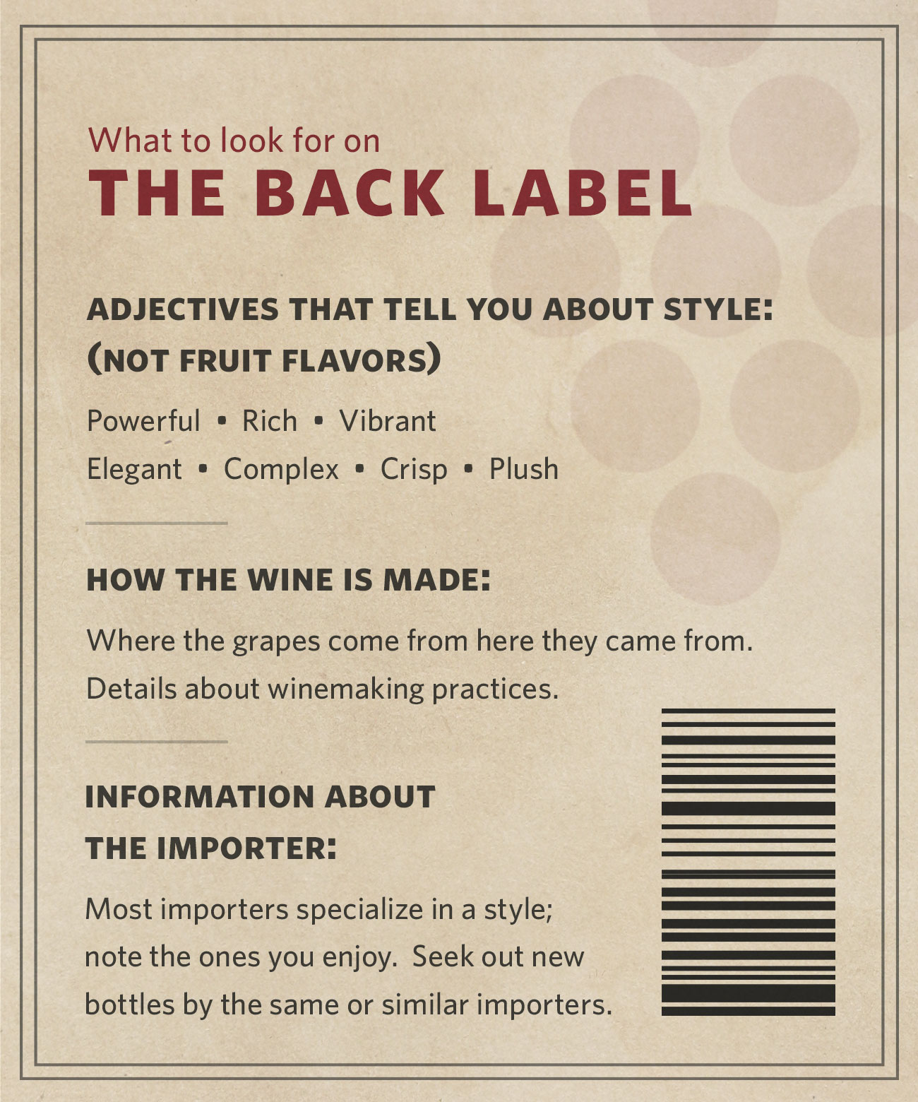 What You Can Learn From The Back Label BevVeg